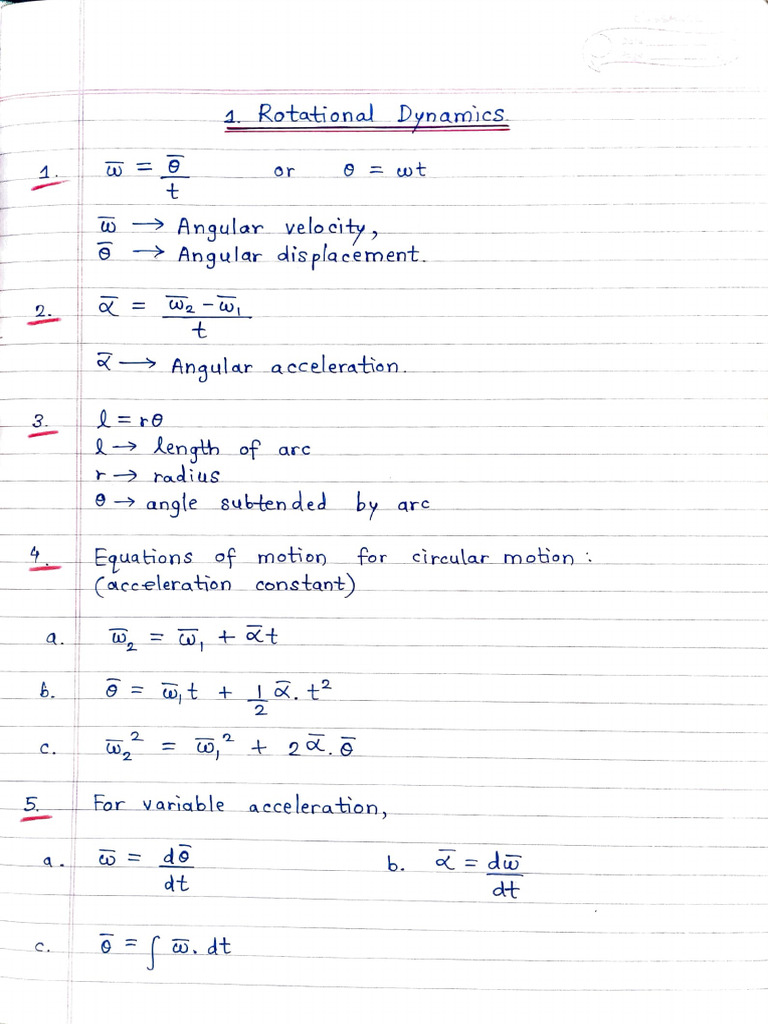 12th Physics Formulae | PDF
