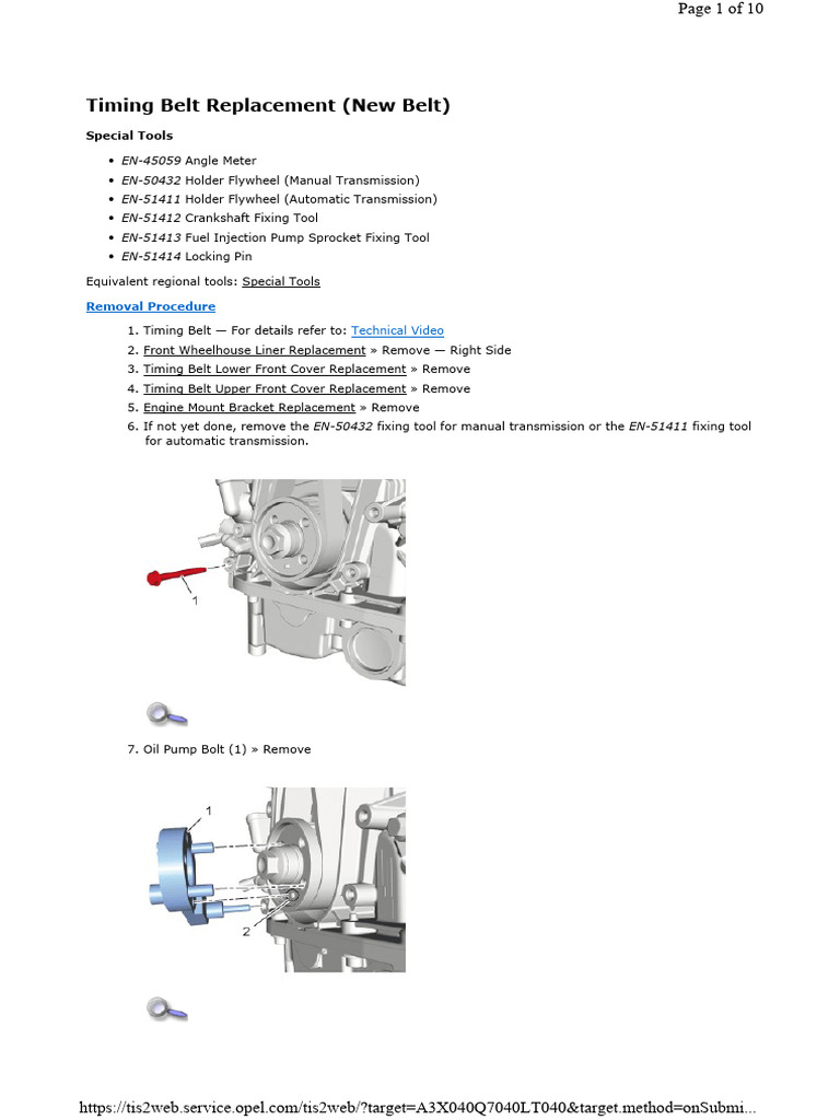 Timing Belt Replacement Guide | PDF | Belt (Mechanical) | Propulsion