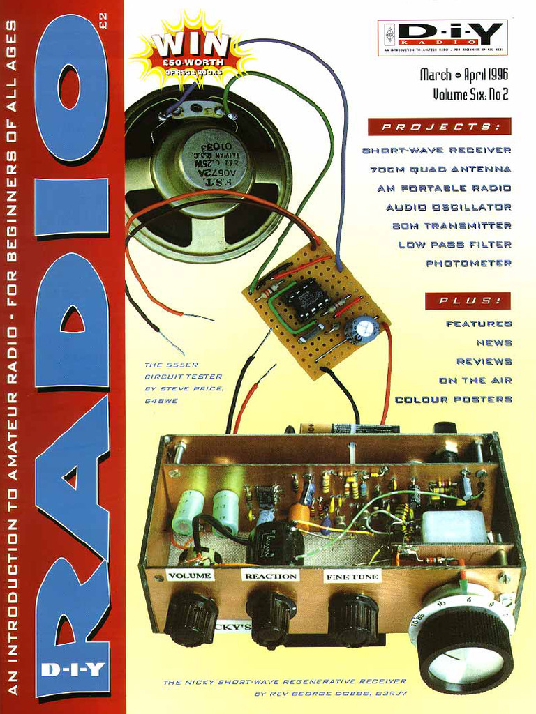 Diy Radio 1996 03 04 | PDF | Antenna (Radio) | Coaxial Cable