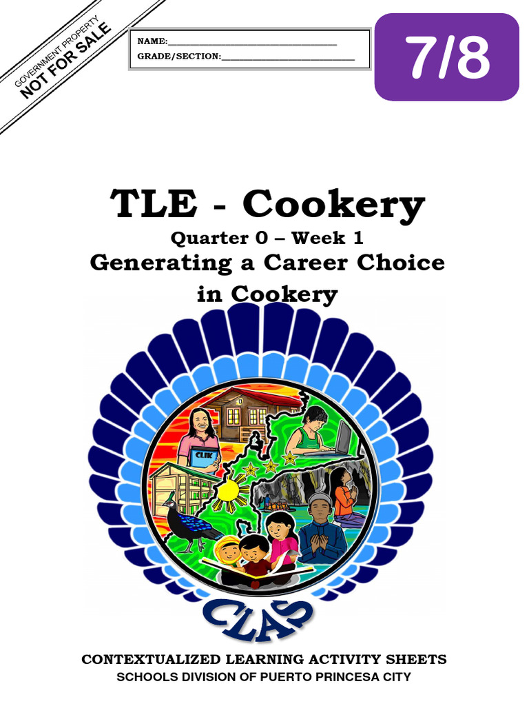 TLE-7 - 8 - COOKERY - q0 - CLAS1 - Generating A Career Choice in ...