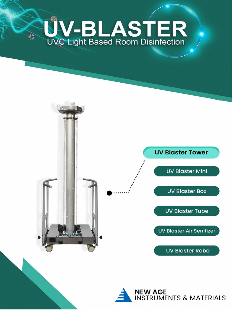 Final UV Blaster Tower II | PDF | Disinfectant | Ultraviolet