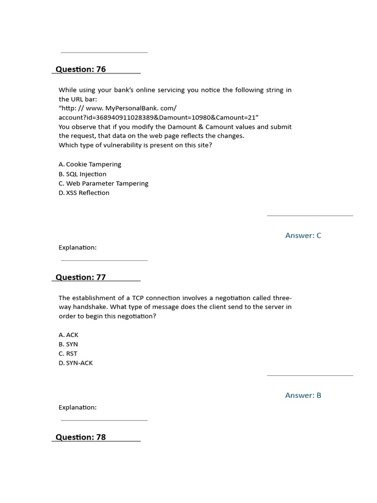 Answer: C | PDF | Computer Network | Networking Standards
