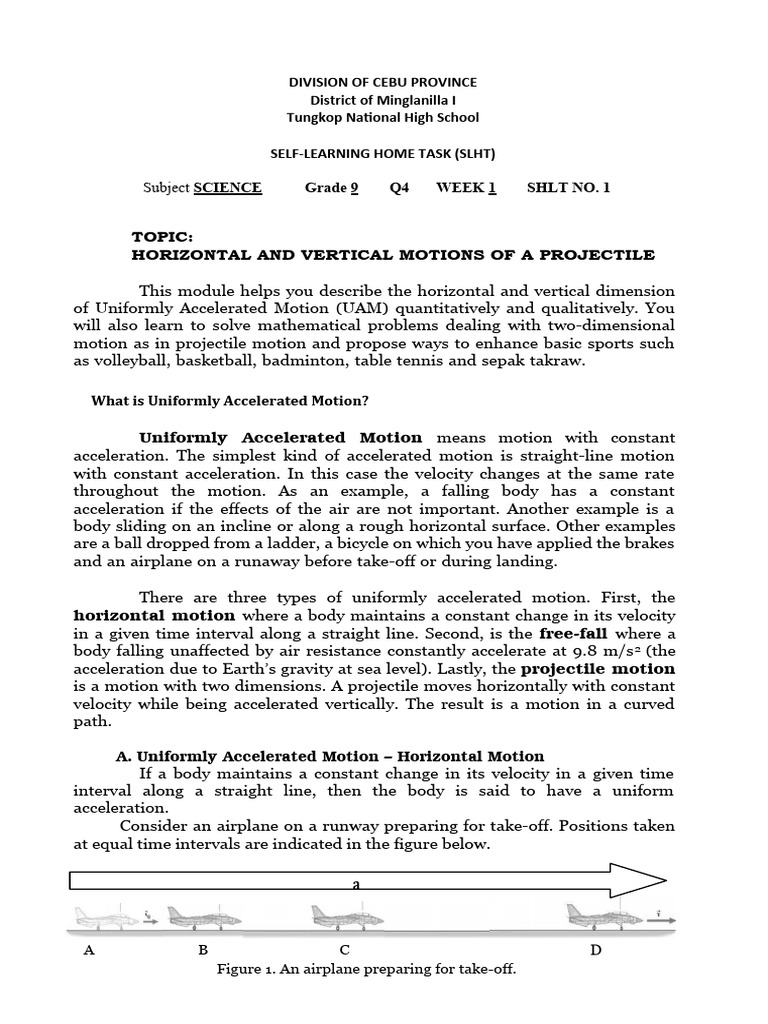 Q4 Week 1 Module | PDF | Mechanics | Dynamics (Mechanics)