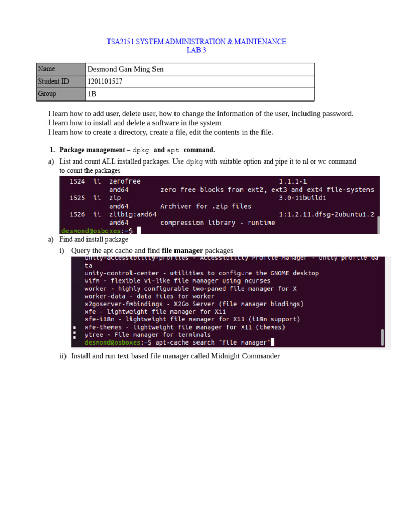 Lab03 | PDF | Computer File | User (Computing)