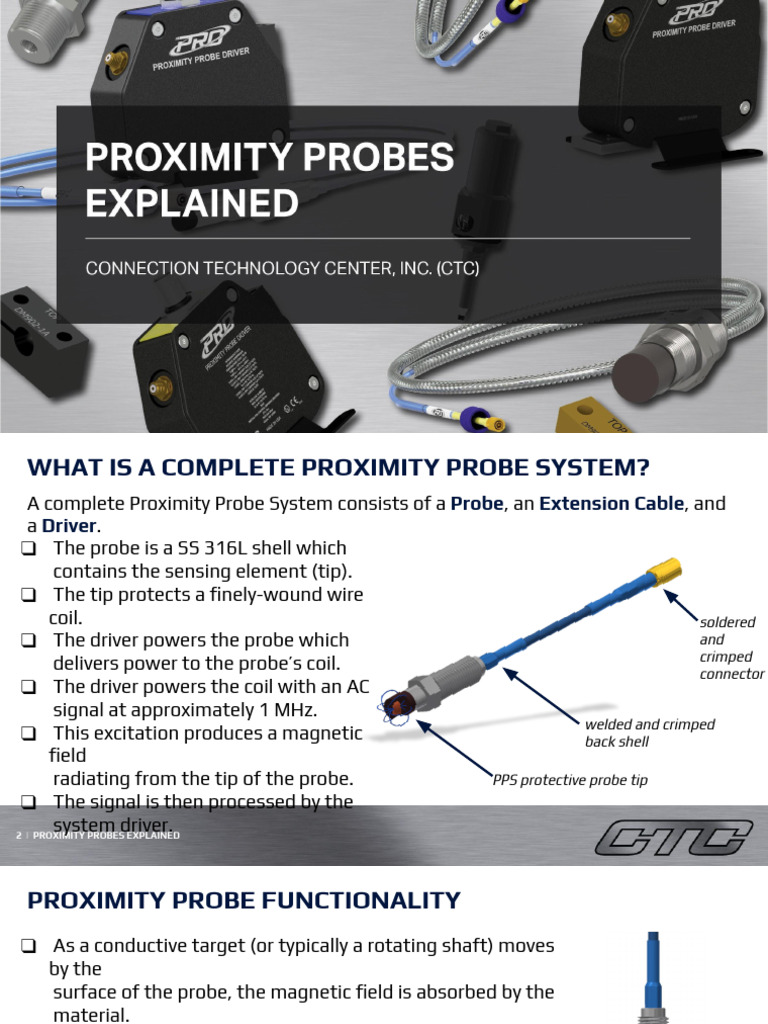 Proximity Probes Explained 072022 | PDF | Inductor | Alternating Current