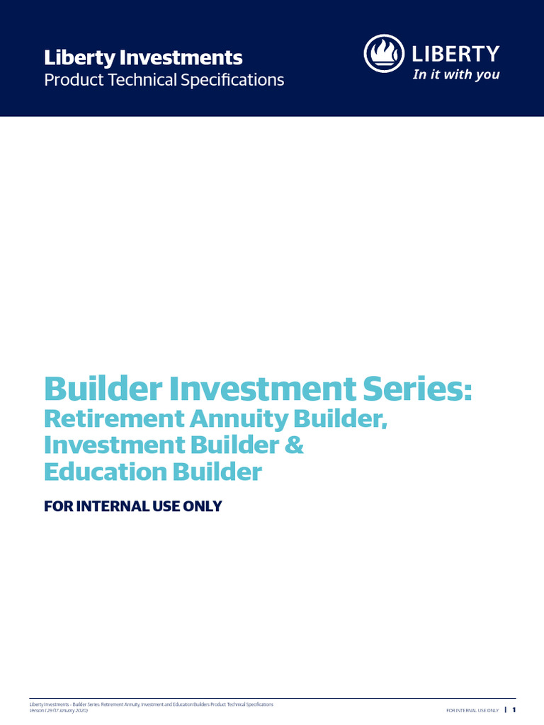 Retirement Annuity and Investment and Education Builders | PDF ...