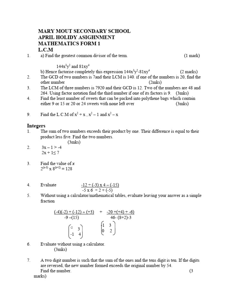 Math | PDF | Mathematical Notation | Number Theory