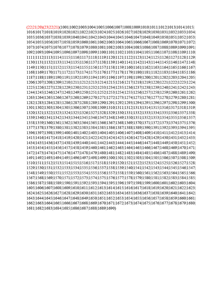 Rumus Nis Terbaru | PDF