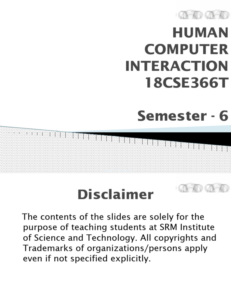 Human Computer Interaction | PDF | Usability | Human–Computer Interaction