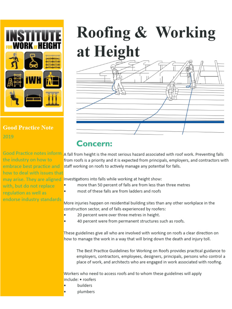 Roof Risk Assessment Template Form | PDF | Occupational Safety And ...