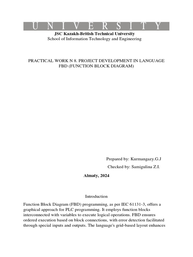 Practice 8 | Download Free PDF | Programmable Logic Controller | Computer Program