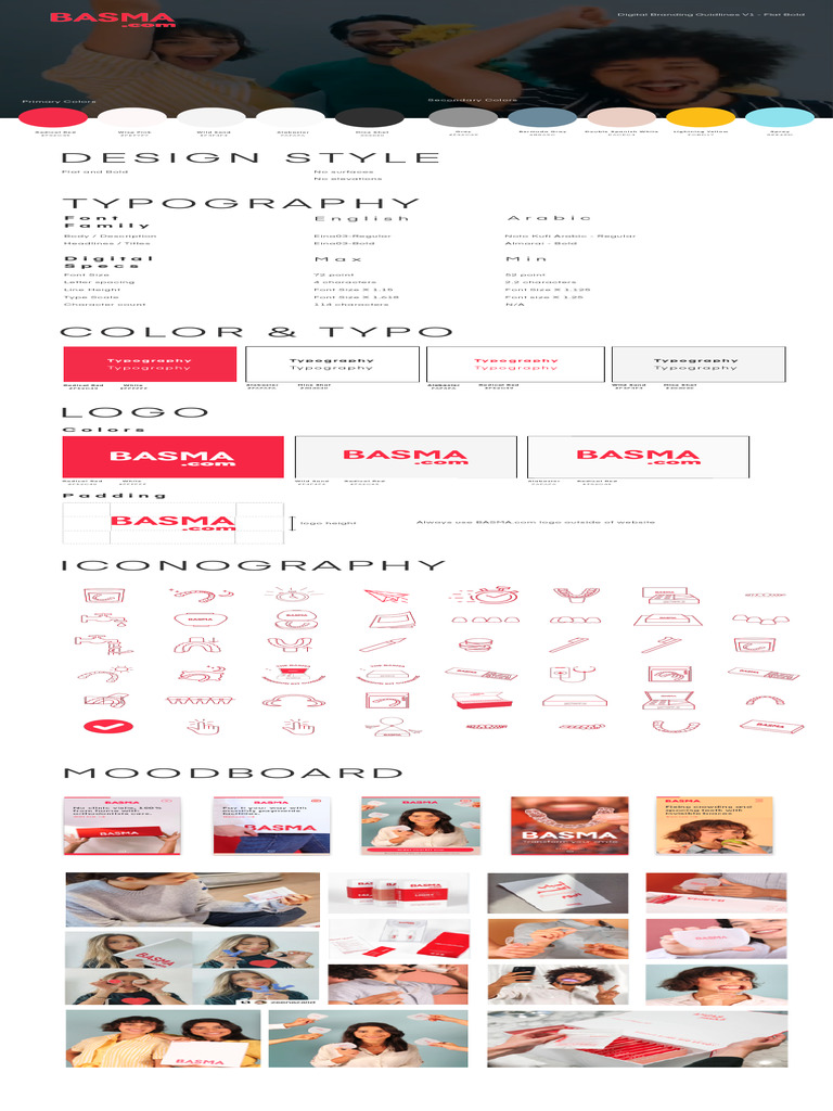 Digital Branding Guidlines V1 | PDF | Typefaces | Design