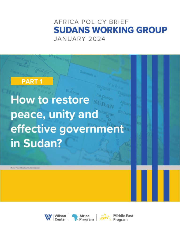 Restoring Peace in Sudan: Strategies | PDF | Sudan | Conflicts