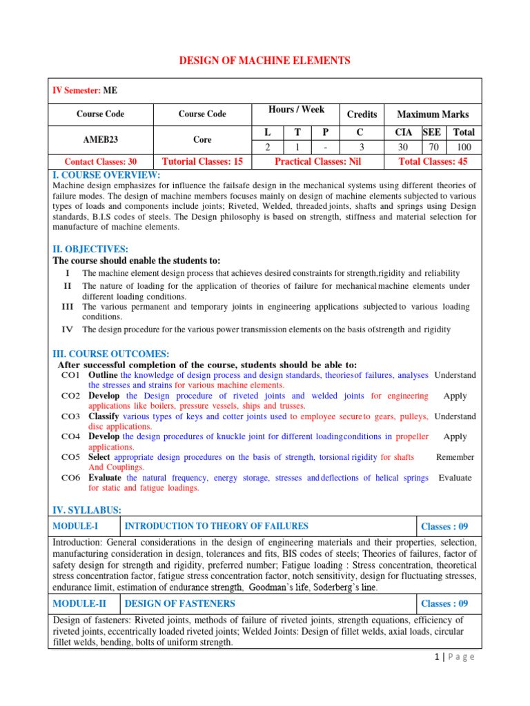 Design_of_Machine_Elements | PDF | Strength Of Materials | Machines