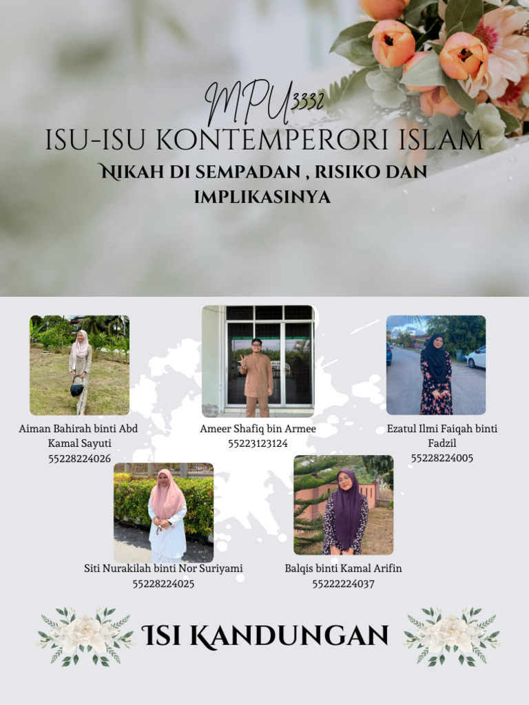 Nikah Di Sempadan (Risiko Dan Implikasinya) | PDF