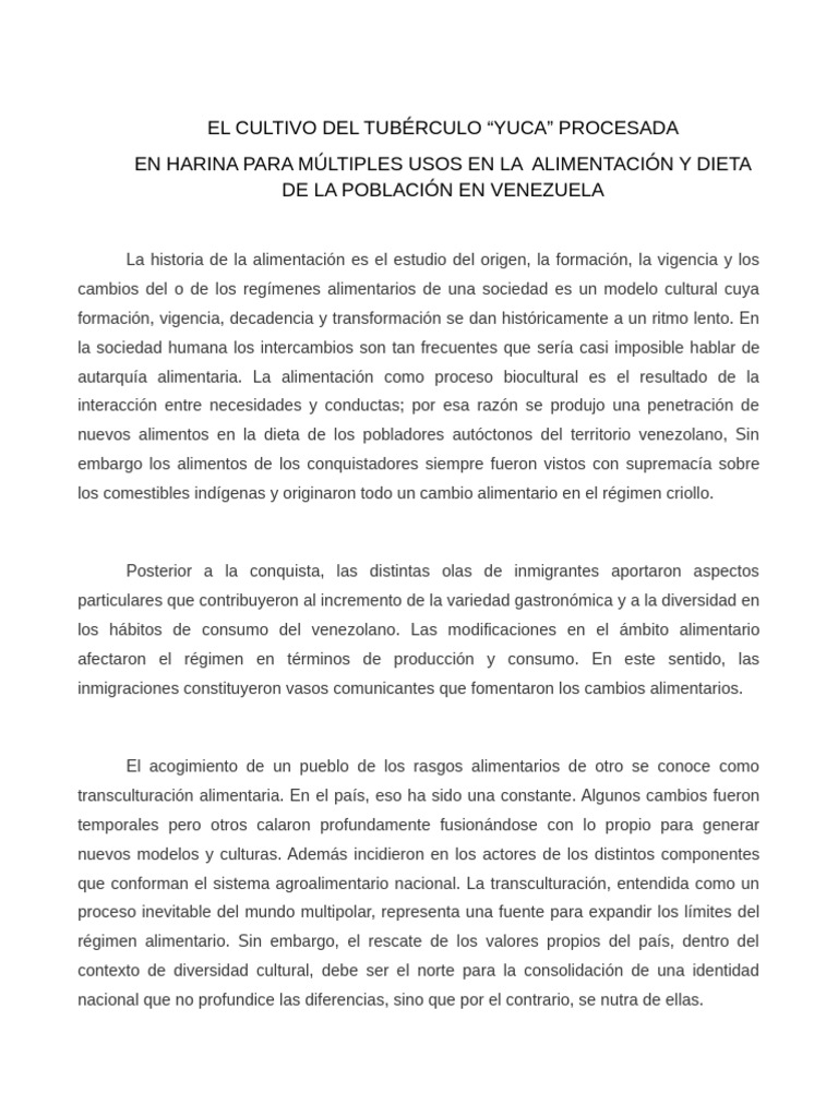 Nota Tecnica Nelson Ochoa Correjida | PDF | Alimentos | Panes