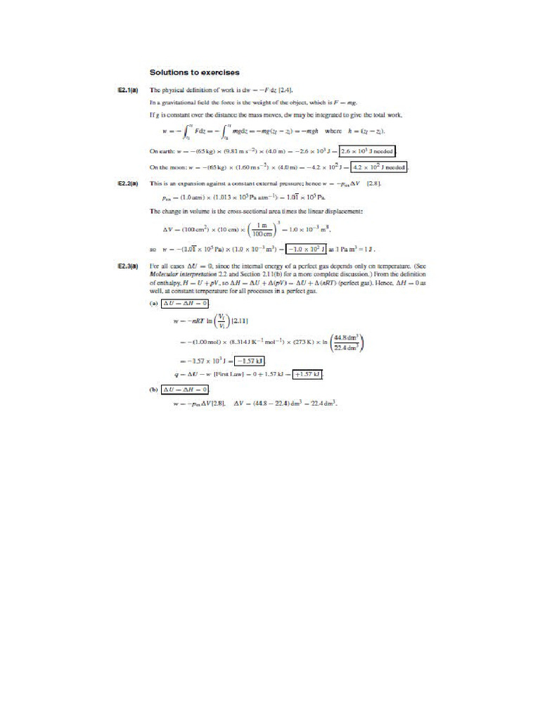 Exercicios Resolvido Cap 2 Atkins | PDF Exercicios Resolvido Cap 2 Atkins | PDF