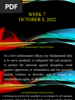 Law Enforcement Code of Ethics | PDF