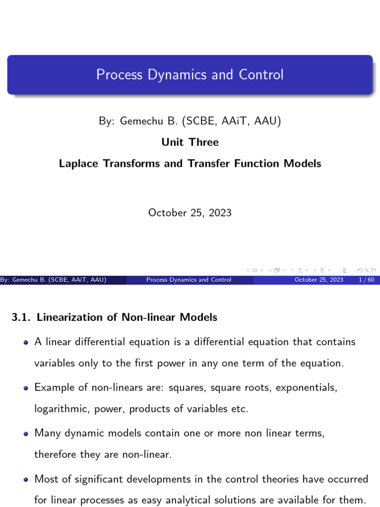 03-Unit 3 PDC | PDF | Nonlinear System | Equations