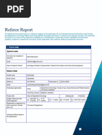 Australia Awards Referee Letter Template | PDF | Leadership | Doctor Of ...