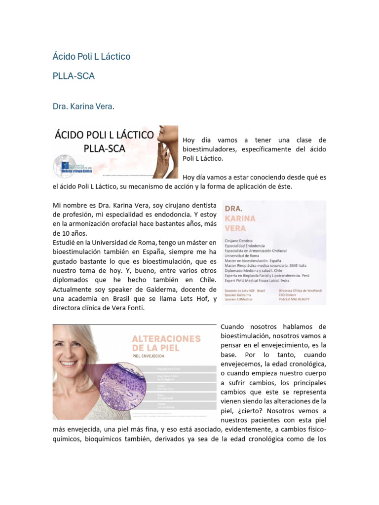 M2 - U10 - C5 - Ácido Poli Láctico PLLA-SCA | PDF | Inflamación | Ansiedad