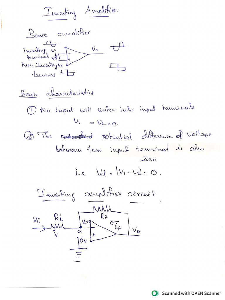 Inverting Non Inverting Amplifier | PDF