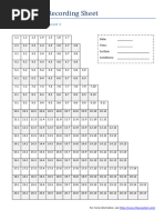 Trunk Rotation Flexibility Test Guide | PDF