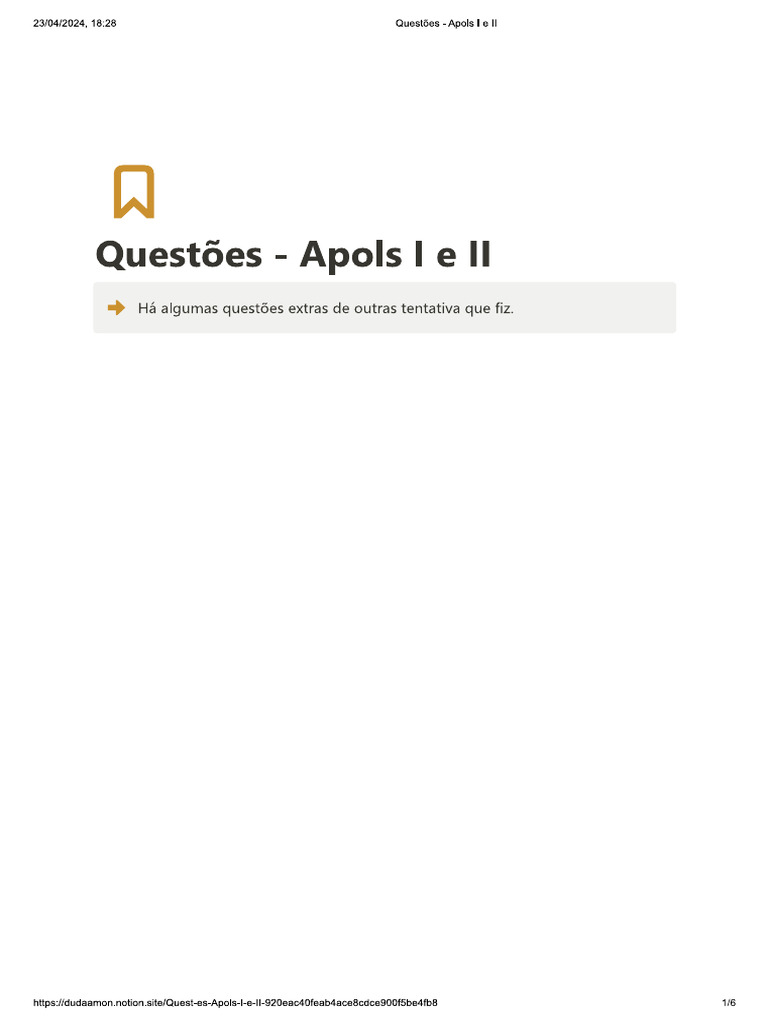 Apol I | PDF