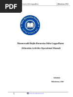 Qajjeelfama Jijjiiraa Barsiistotaafi HMB Bedru | PDF