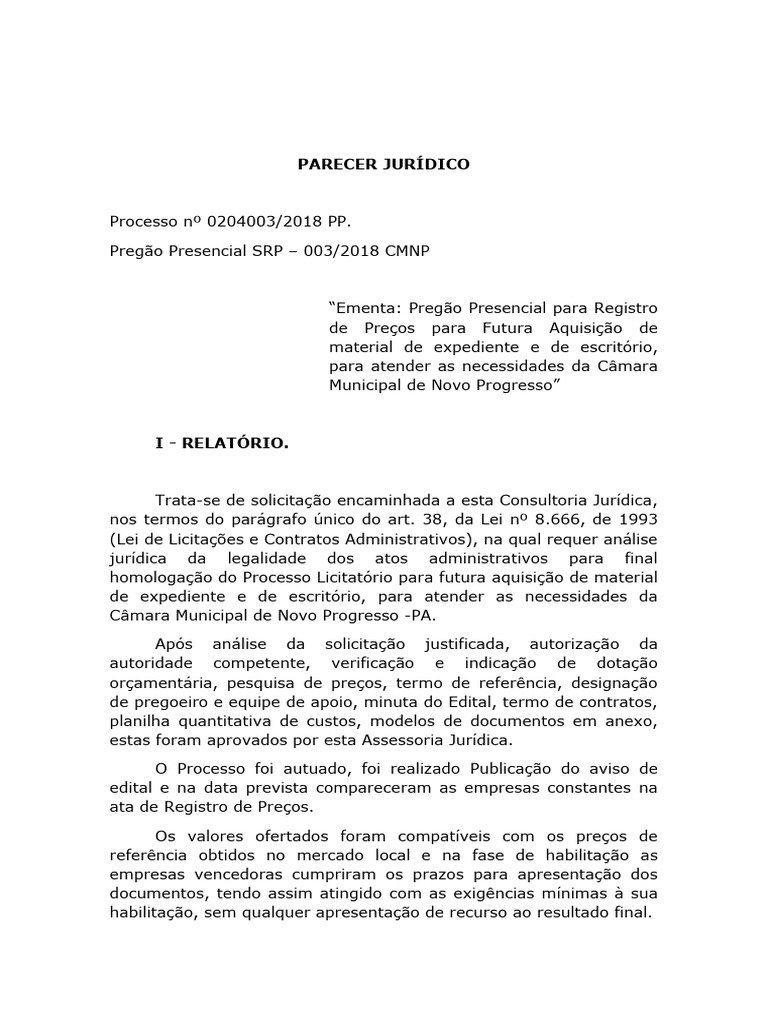 Parecer Tecnico | PDF | Justiça | Crime e Violência