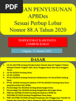 Perbup 2025 - Pedoman Penyusunan APB Desa 2026 | PDF