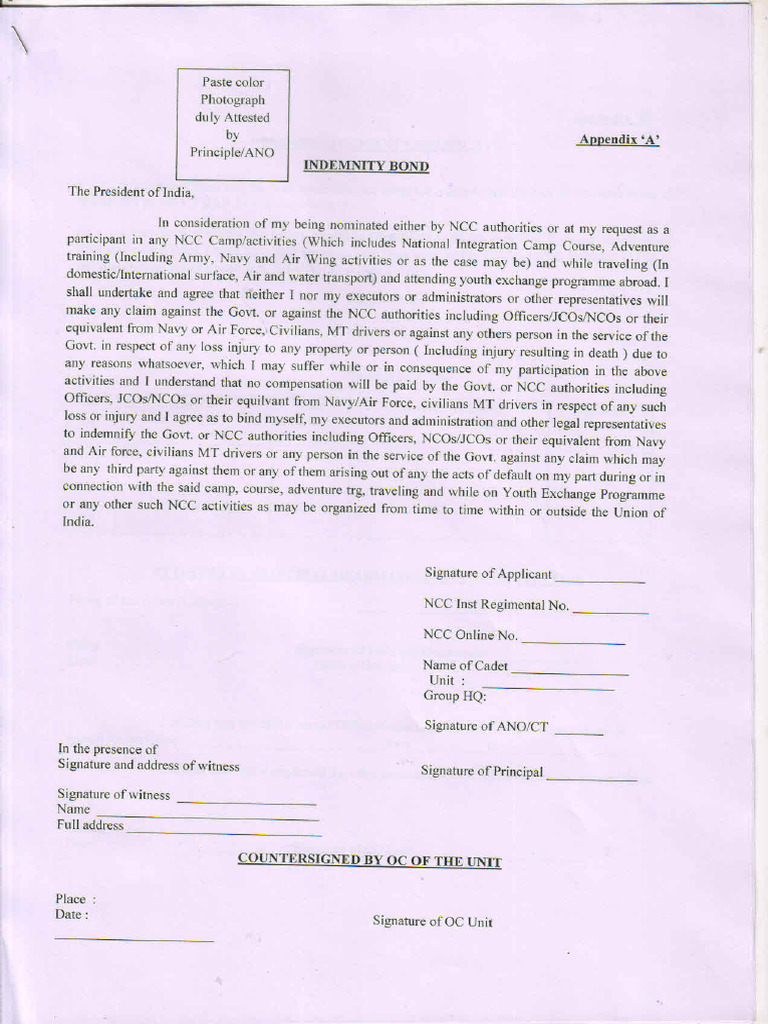 CAMP FORM | PDF