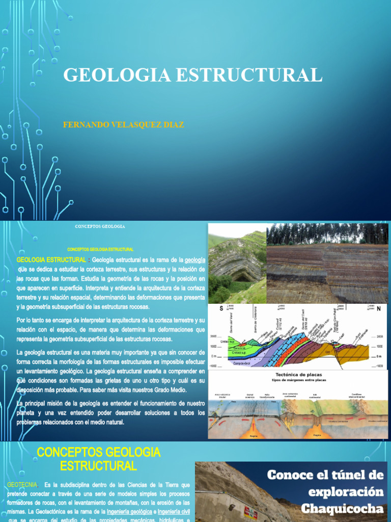 Conceptos Estructural Geotecnia 1 | PDF | Placas tectónicas | Falla (geología)