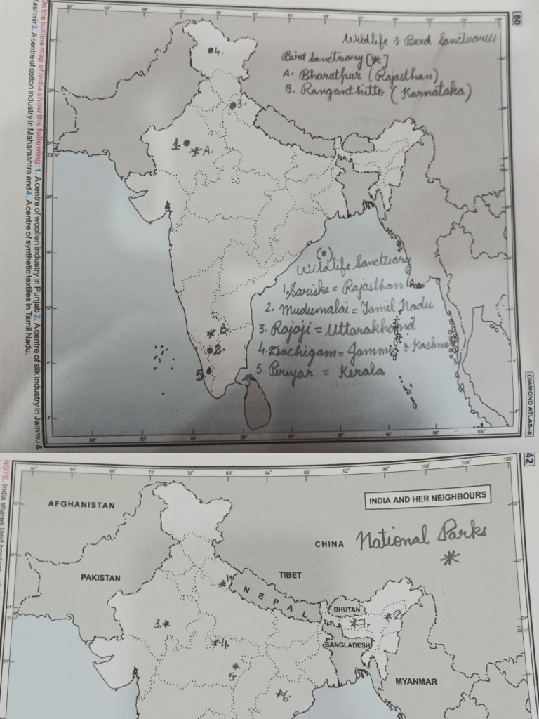 Map Work Class 9 | PDF | Tropical Meteorology