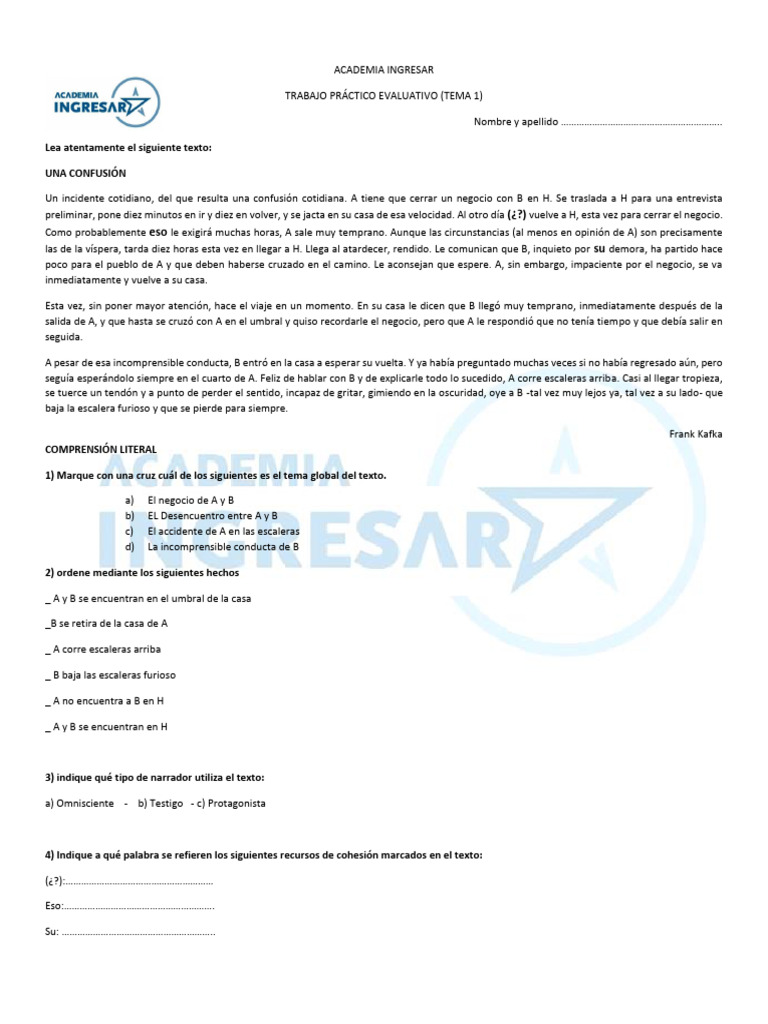 Modelos de Examenes de Lengua | PDF | Inteligencia artificial | Inteligencia (IA) y semántica