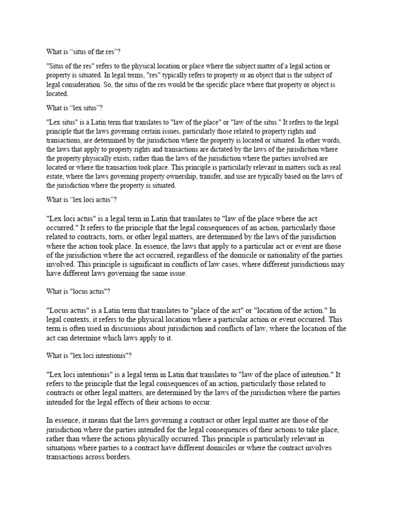 Definitions and Examples | PDF | Intestacy | Obiter Dictum