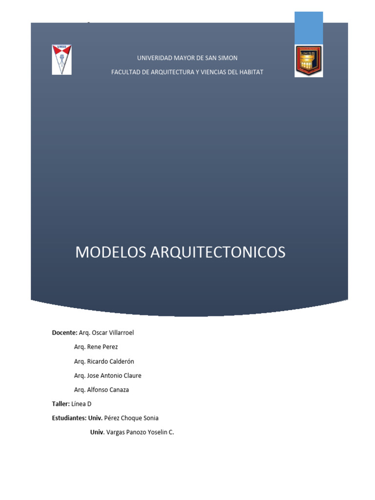 Grupo V2 10.07 MODELOS ARQ | PDF | Ciencias de la Tierra | Habitat