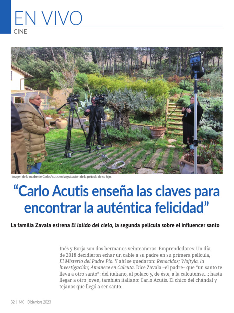 Entrevista A Inés y Borja Zabala (Custodian Movies) | PDF | eucaristía ...