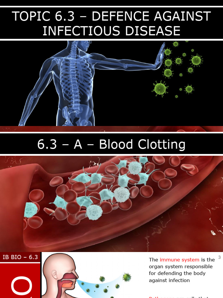 IB Biology 2016 - 6.3 - Defence Against Infectious Disease | PDF ...