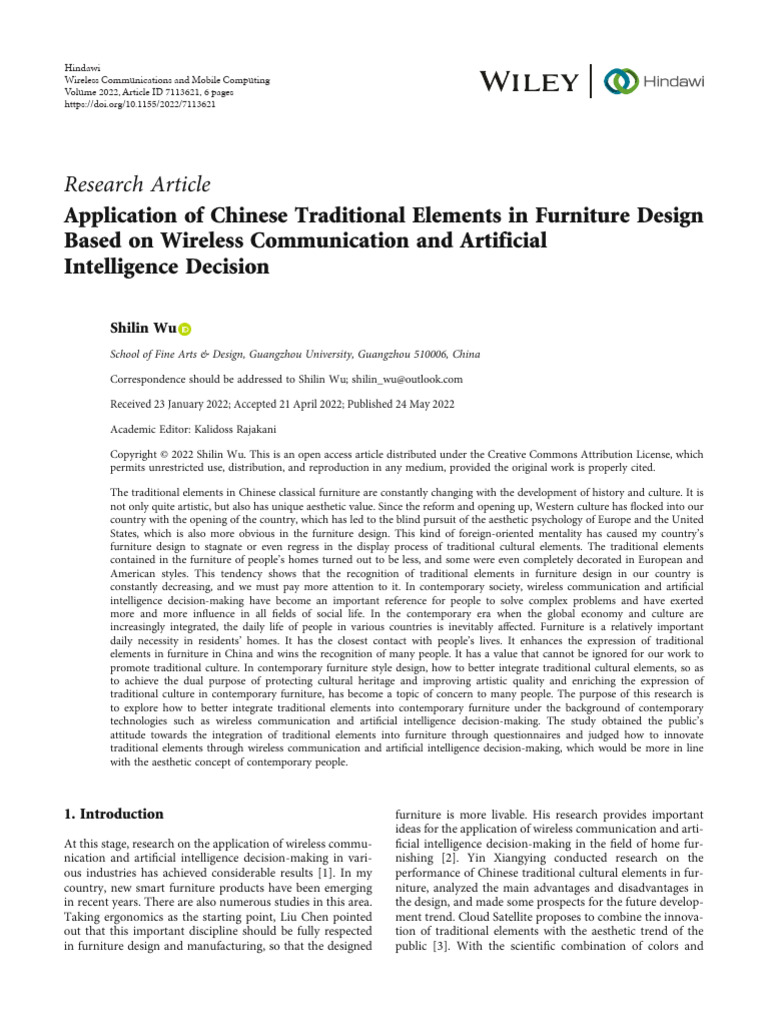 Application of Chinese Traditional Elements | PDF | Artificial Intelligence | Intelligence (AI ...