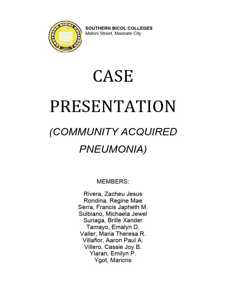 Nursing Case Study: Pneumonia | PDF | Lung | Respiratory Tract