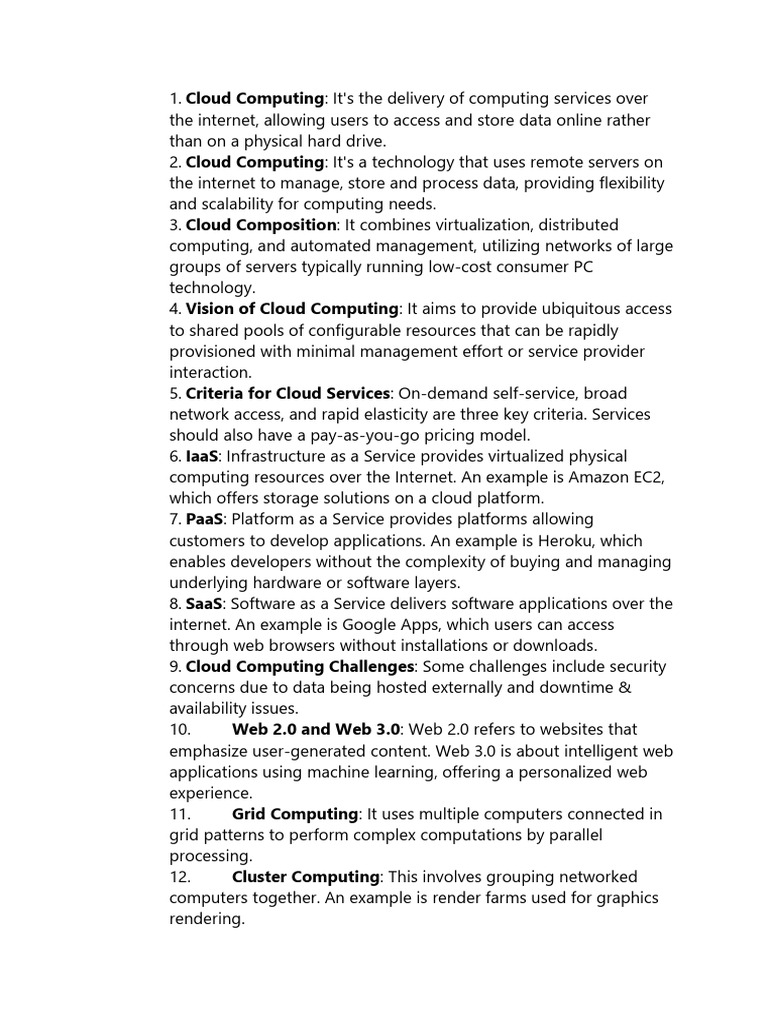 Cloud Computing Pdf Cloud Computing Virtualization