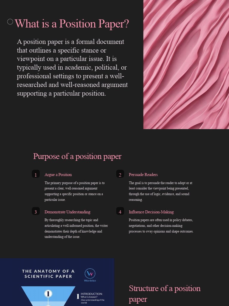 What-is-a-Position-Paperbgf | PDF | Argument | Logic