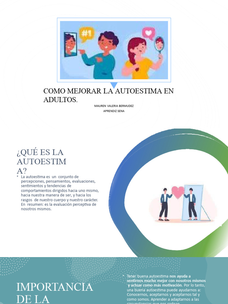 Autoestima y Baja Autoestima | PDF | Crecimiento personal y profesional ...