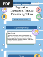 Elemento at Anyo NG Tula | PDF