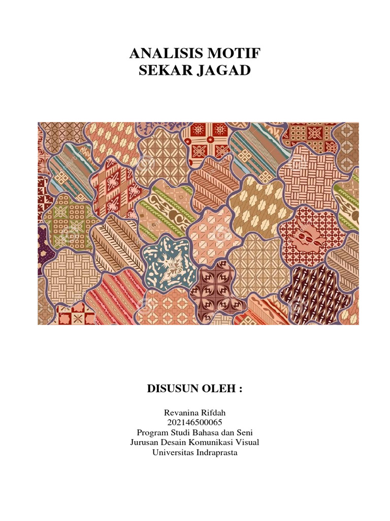 Analisis Motif Sekar Jagad | PDF | Seni