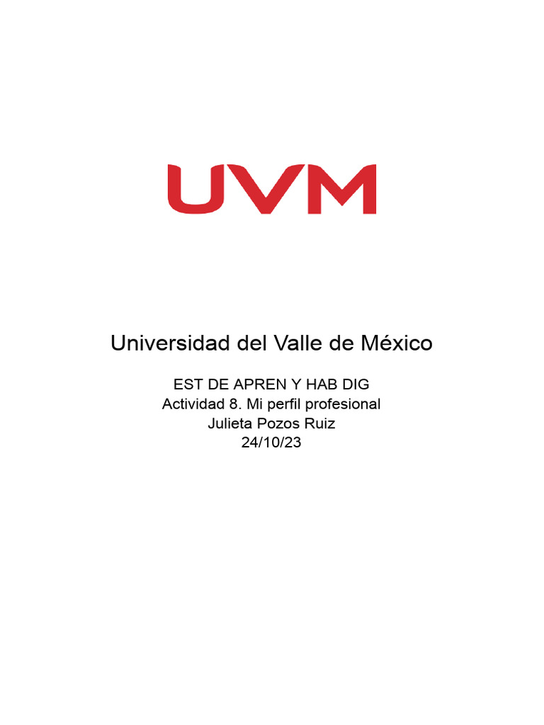 Mi Perfil Profesional A# - JPR-2 | PDF | Liderazgo | Economias