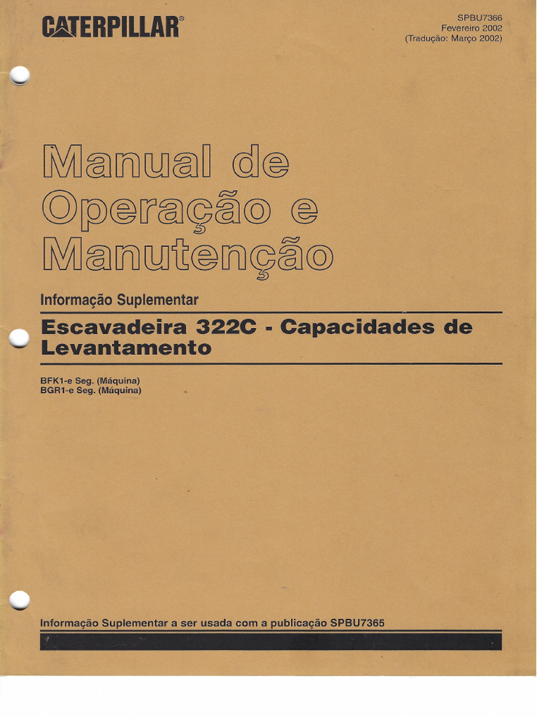 Caterpillar_322 C (1) | PDF