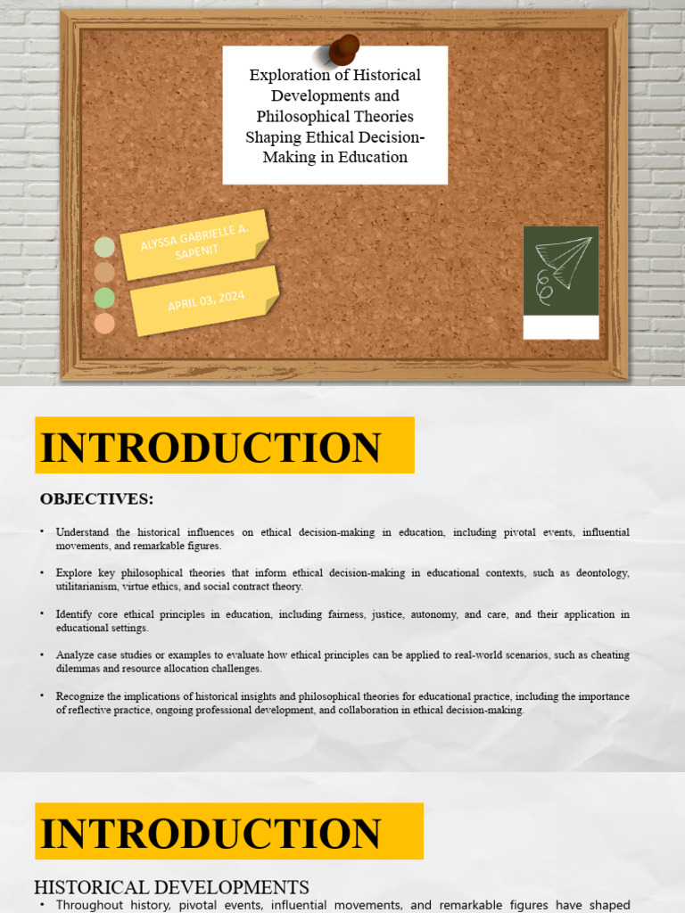 Corkboard Inspired PPT Template by Gemo Edits | PDF | Virtue Ethics | Justice