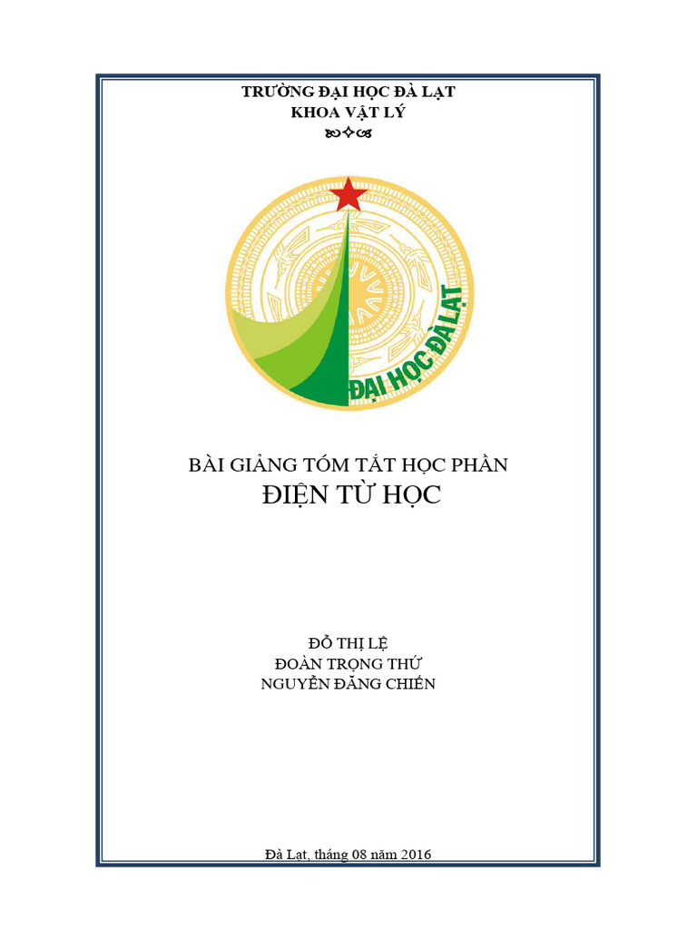 Bai Giang Tom Tat Dien Va Tu | PDF